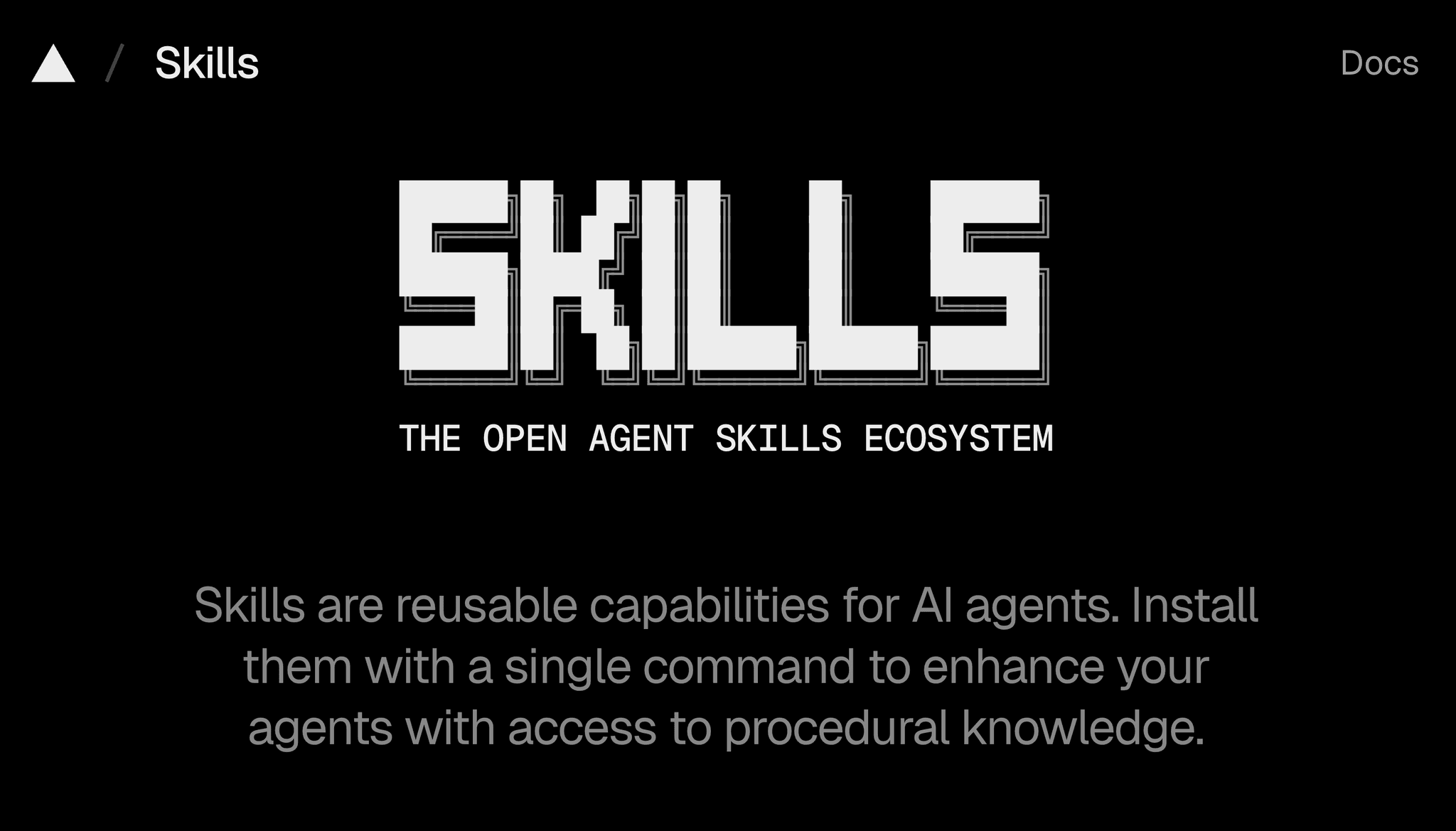 Skills.sh: Review, Pricing & Alternatives | vibecoding